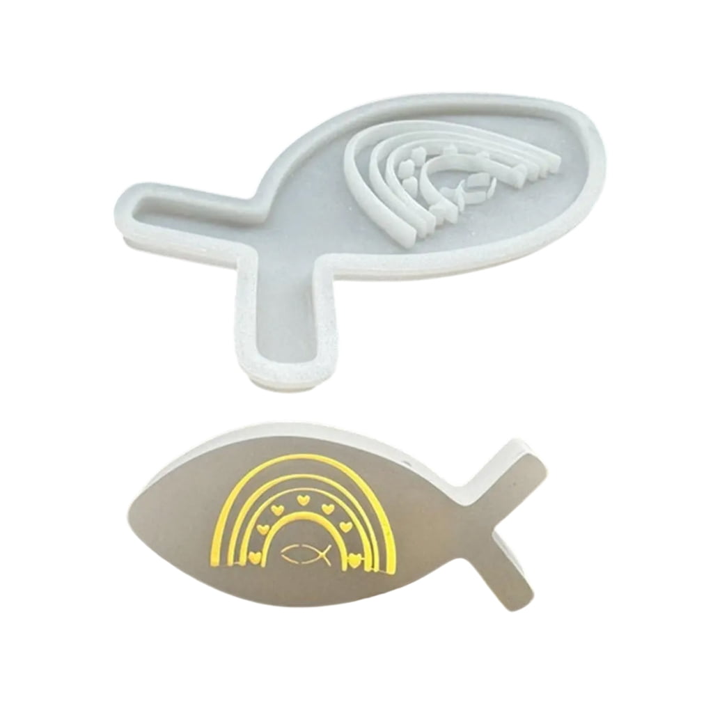 Sea Creature Fish Shape Silicone Molds for Candle Stand Tealight Holder ...