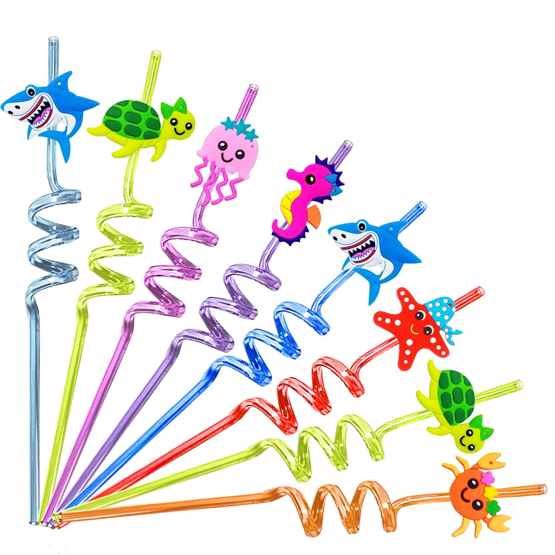 Sea Creature Sippers - Underwater Adventure Straws for Kids' Goodie ...
