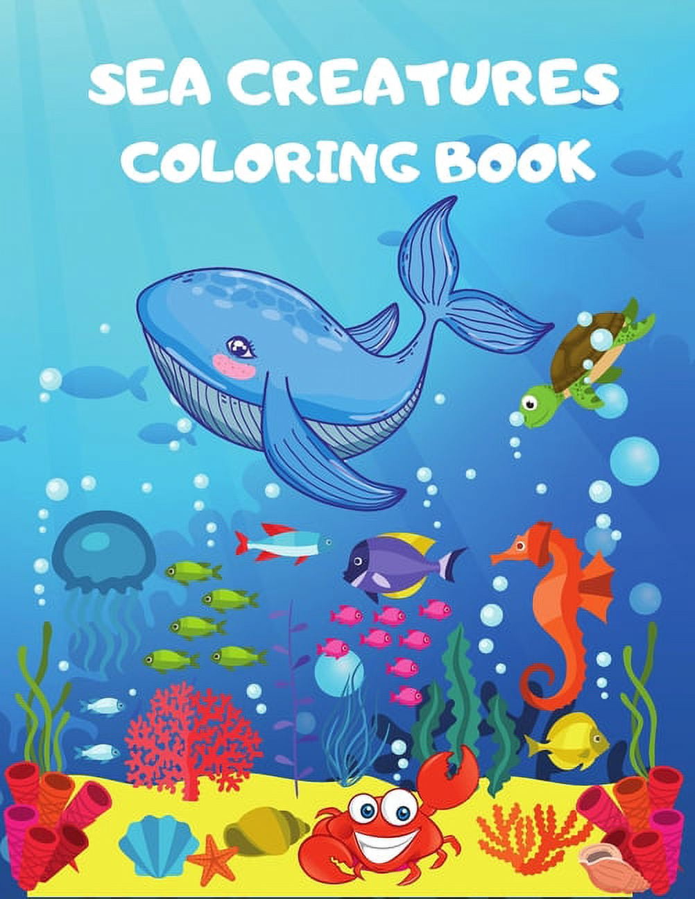 Cartoon Sea Creatures Coloring Pages
