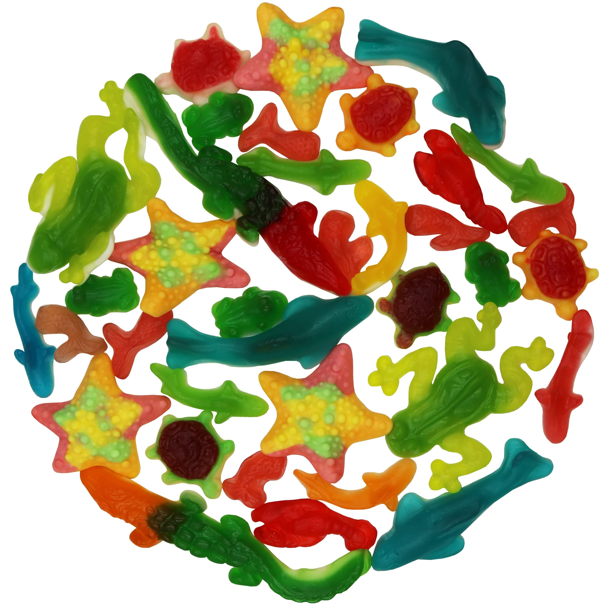 Sea Creatures Party Fun Gummy, Sea Collection Gummy (2 Pound) - Walmart.com