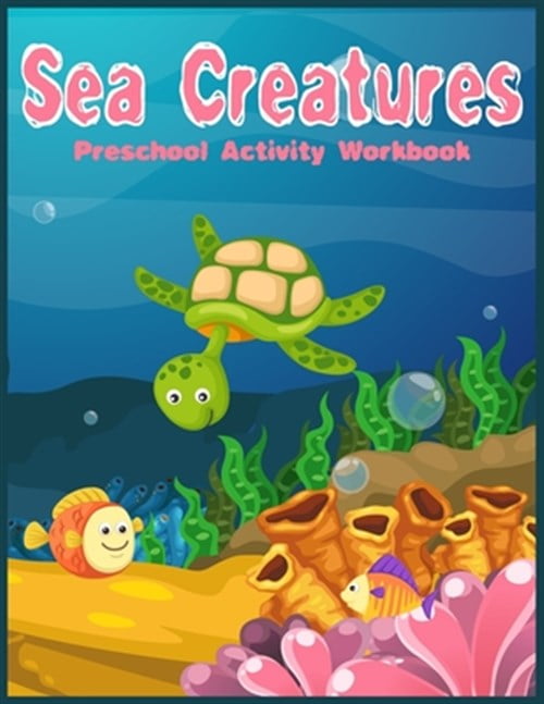 Pre-Owned Sea Creatures Preschool Activity Workbook : Preschool Fun ...