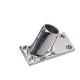 Sea Dog 2816001; 60 Deg Rectangular Base 7/8 Stainless Steel - Walmart.com
