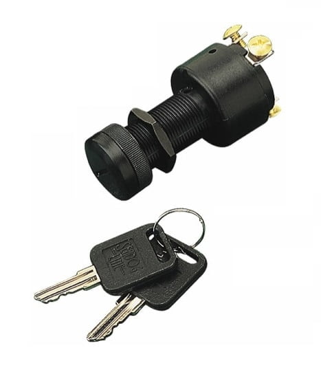 Sea Dog 3-Position Ignition Switch, Short Shaft, Off-Ignition-Start ...