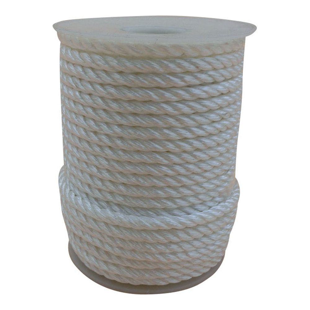 Sea-Dog 301110600WH Twisted Nylon Rope Spool - 3/8" x 600', White ...
