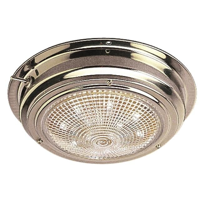 Sea Dog 400203-1 5 in. Stainless Steel Lens LED Dome Light - Walmart.com