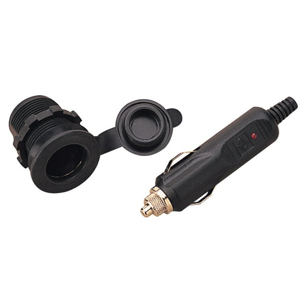 Sea Dog Deluxe Power Socket with Plug, 12V, Complete - Walmart.com