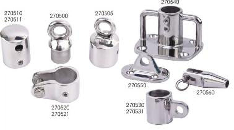 Sea Dog Line Stanchion Fittings, stainless stanchion plug eye 1in ...