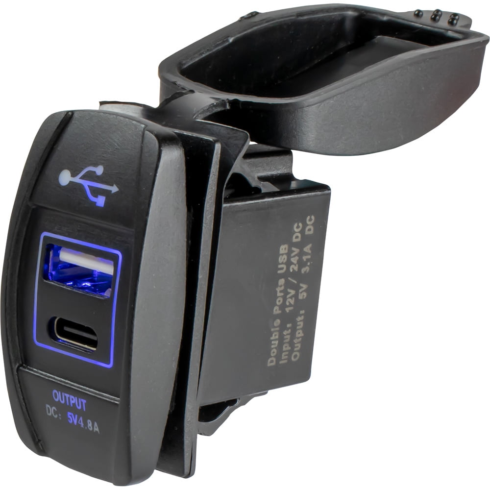 Sea-Dog USB & USB-C Rocker Switch Style Power Socket | Bundle of 5 ...