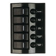 Sea Dog Wave Rocker Switch Breaker Panel, 5 Switch - Walmart.com