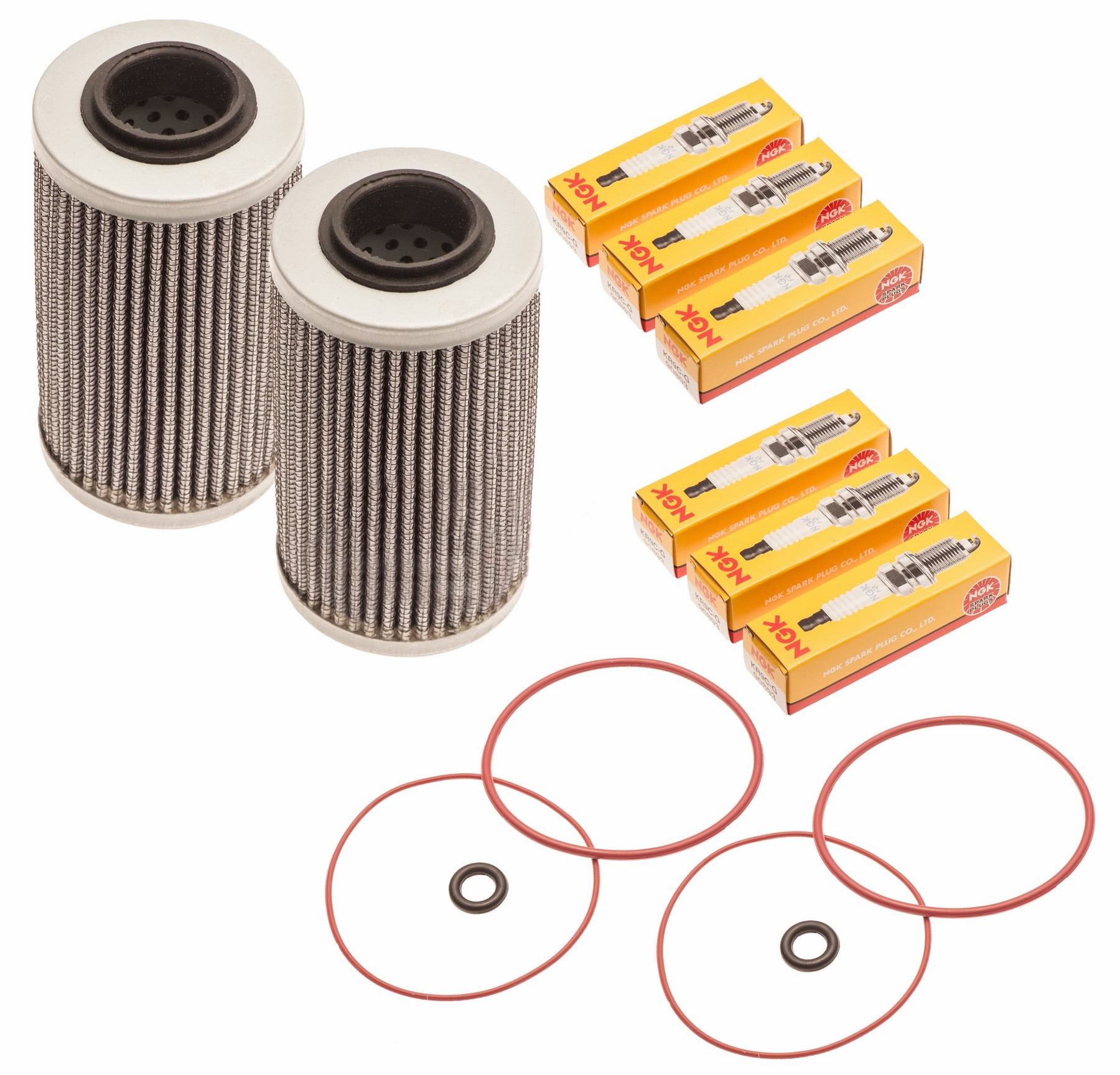 Sea Doo 300HP Maintenance Kit Oil Filter O-Ring Spark Plugs GTX RXPX ...