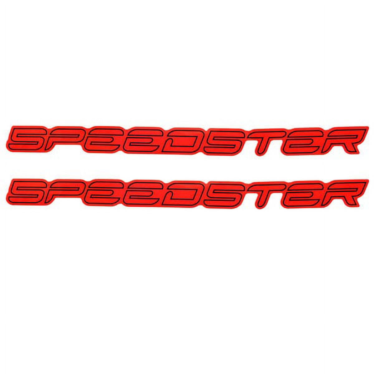 Sea Doo Boat Decals | Speedster Red / Black 14 5/8 x 1 1/8 Inch 2PC ...