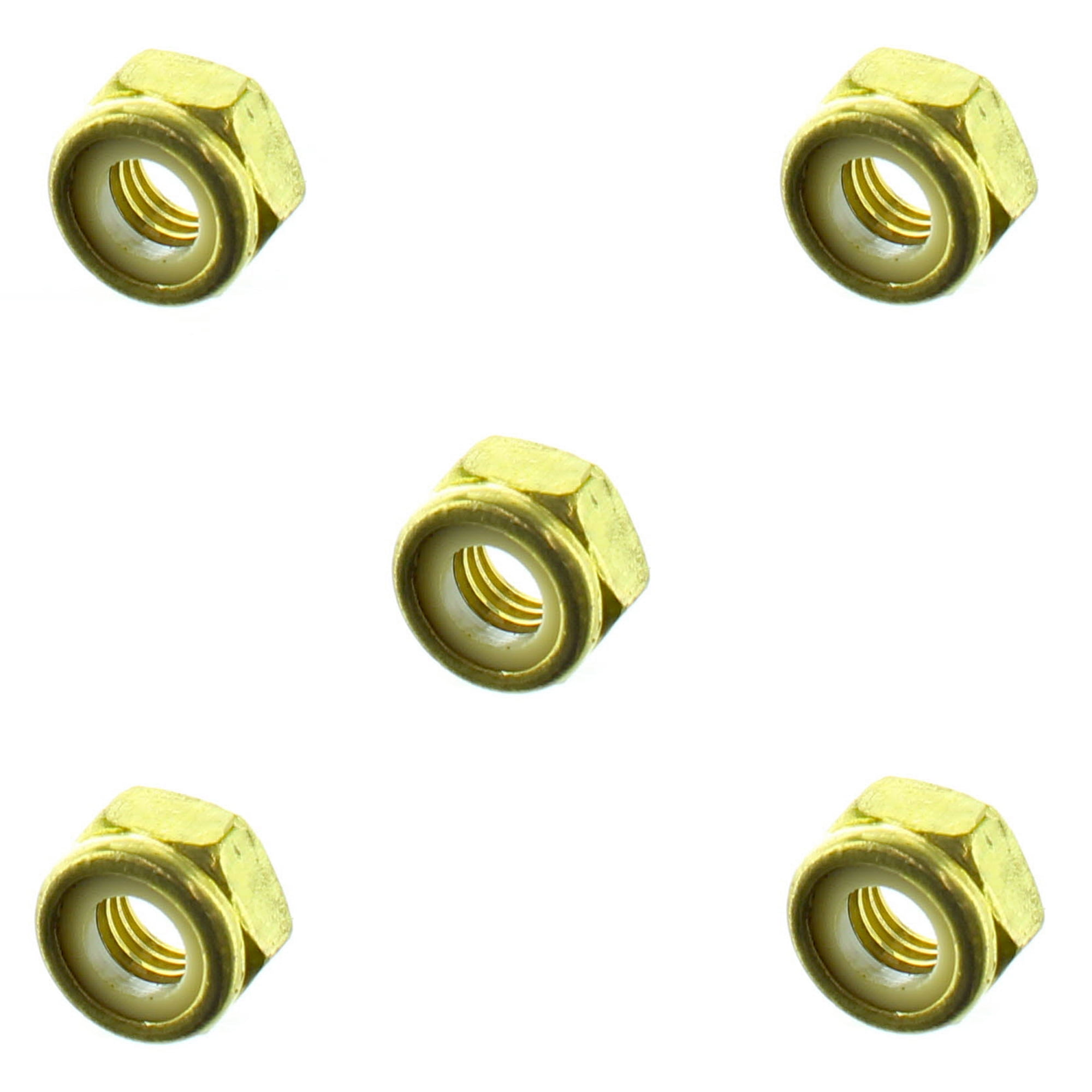 Sea-Doo New OEM Brass Elastic Stop Nut M6 Set of 5, 232561200 - Walmart.com