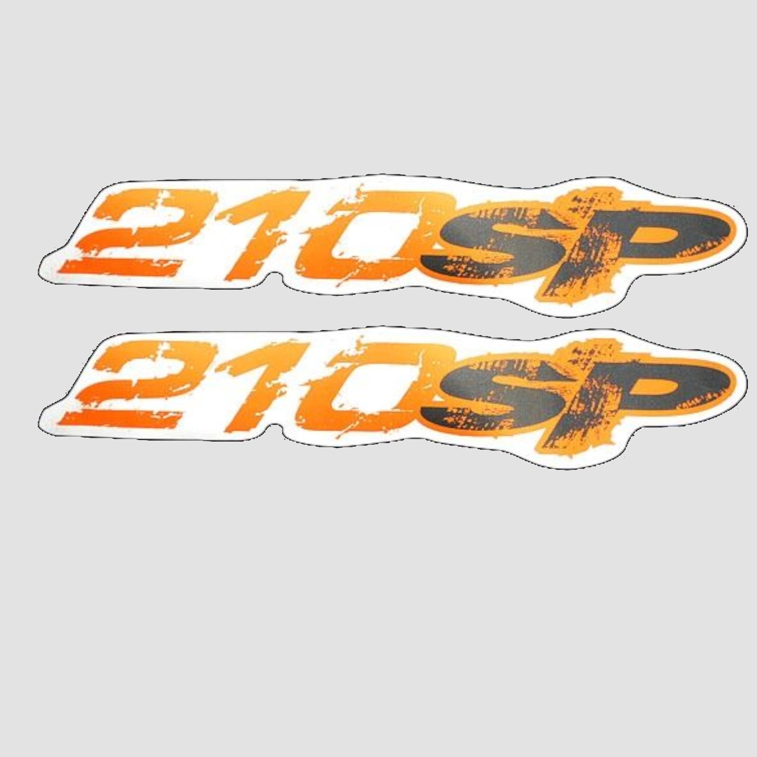 Sea-Doo New OEM, Orange Black And White Vinyl 210 SP Decal (Pair ...