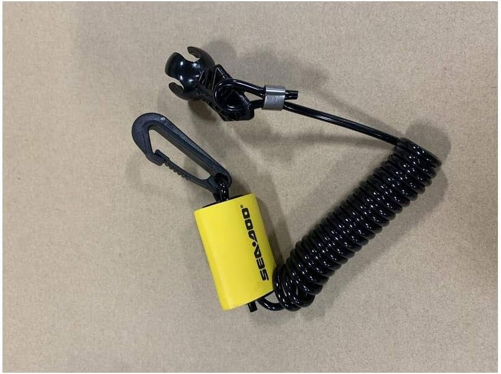 Sea-Doo New OEM Safety Lanyard Key Cord & Clip, 278002843, 278003410 ...