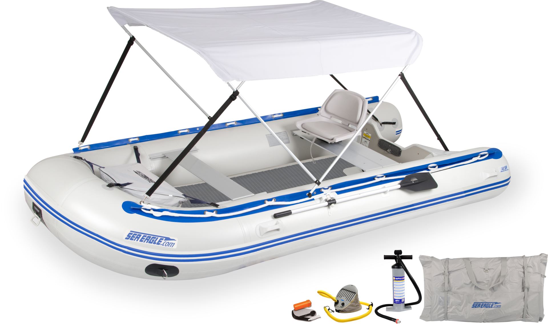 Sea Eagle 14SRDK_SWC 14' Sport Runabout Inflatable Drop Stitch Floor ...