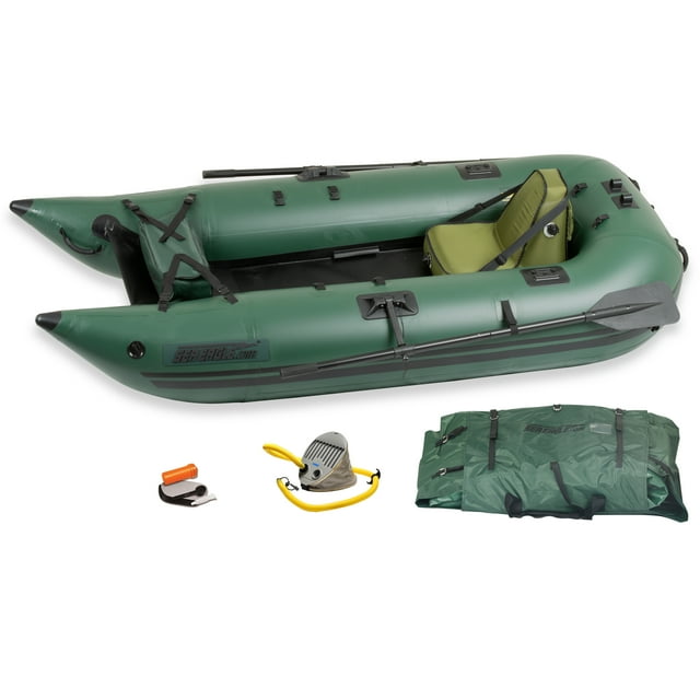 Sea Eagle 285 Frameless 9’ Inflatable Fishing Boat, 1 Person, Portable ...