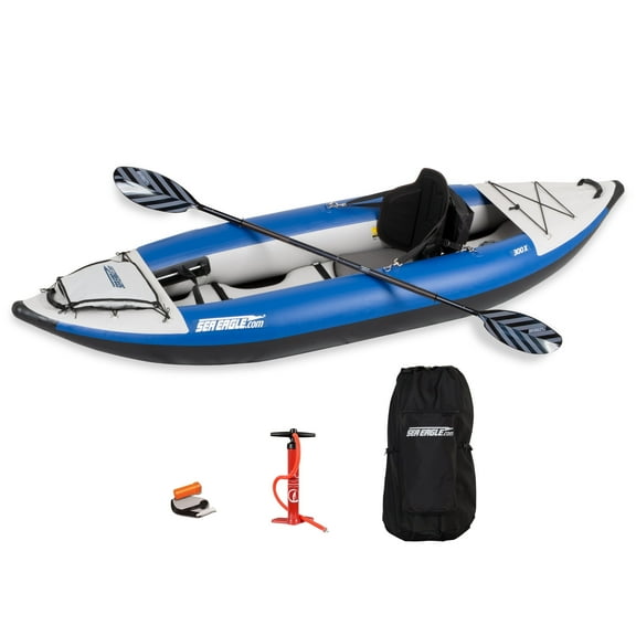 Sea Eagle 350FX Inflatable Explorer 1 Person 11’6” Fishing Kayak ...