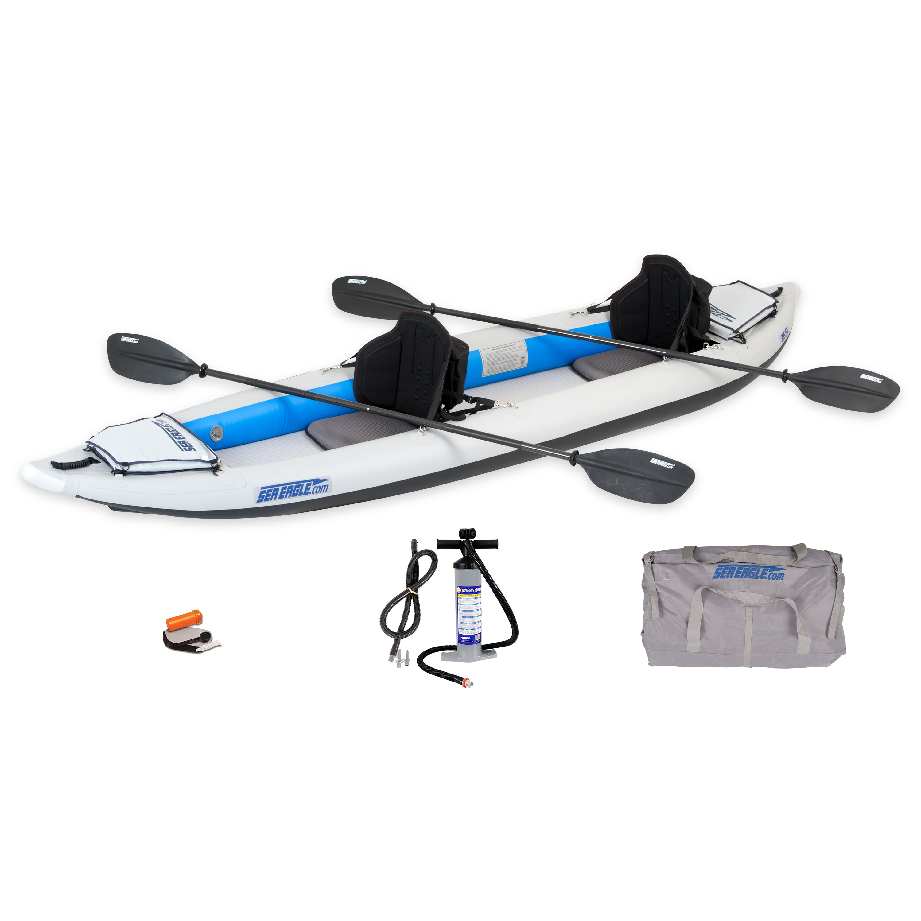 Sea Eagle 385FT Fasttrack Inflatable 12'6" 1-3 Person Touring Kayak ...