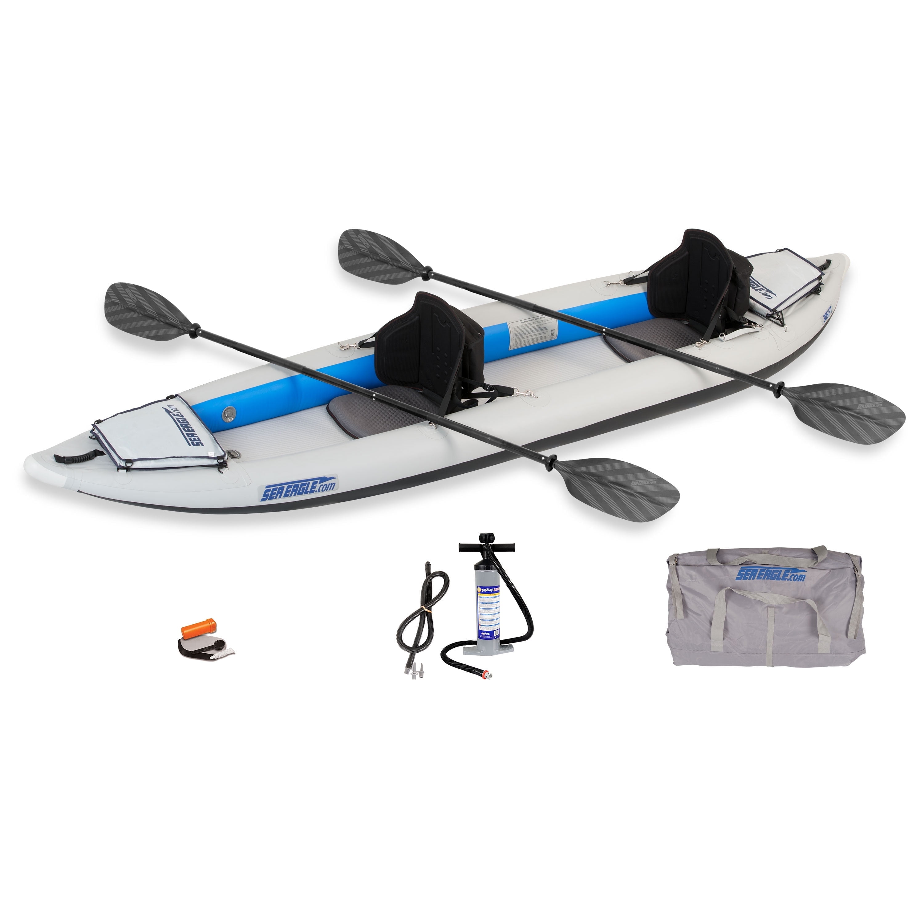 "Sea Eagle 385FT Fasttrack 12'6"" 1-3 Person Inflatable Touring Kayak ...