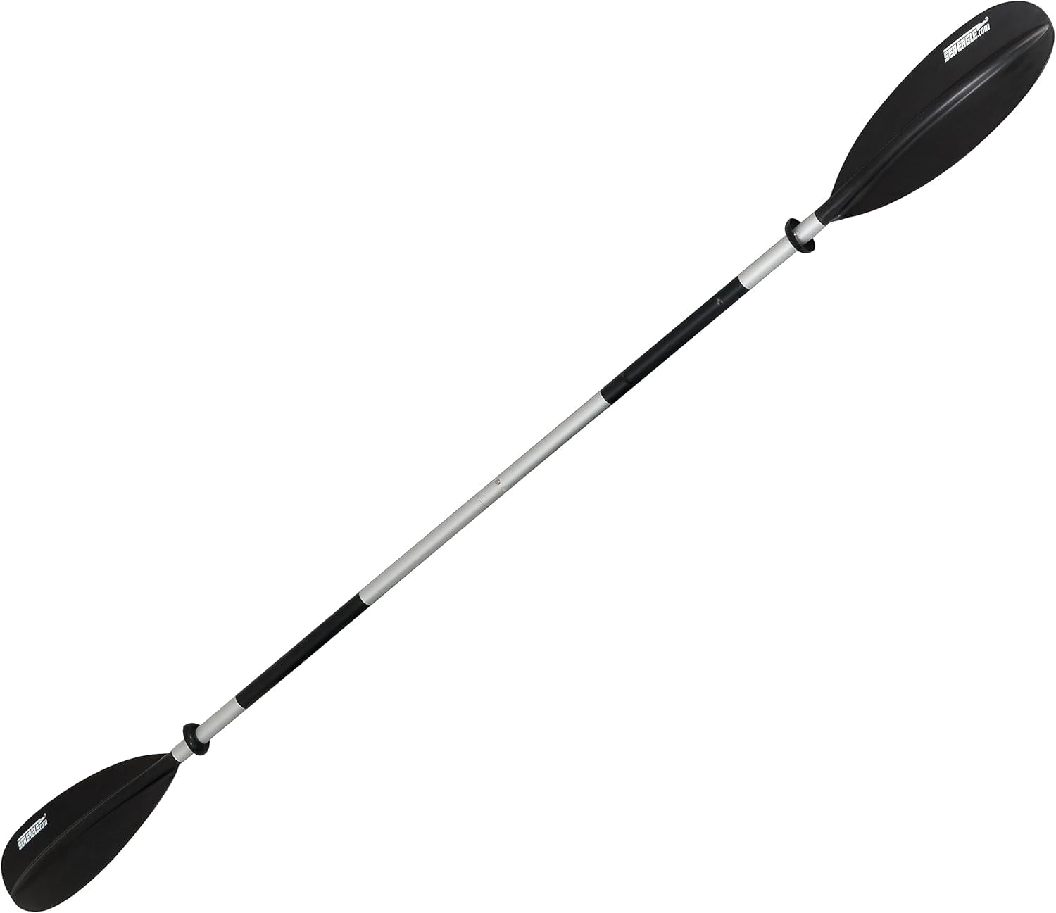 Sea Eagle 4 Part Easy Pack Kayak Paddle (7'10") with Asymmetrical ...