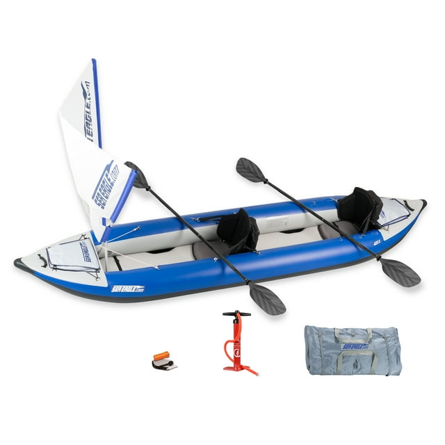 Sea Eagle 420X Explorer Inflatable Kayak- Fishing, Touring, Camping ...