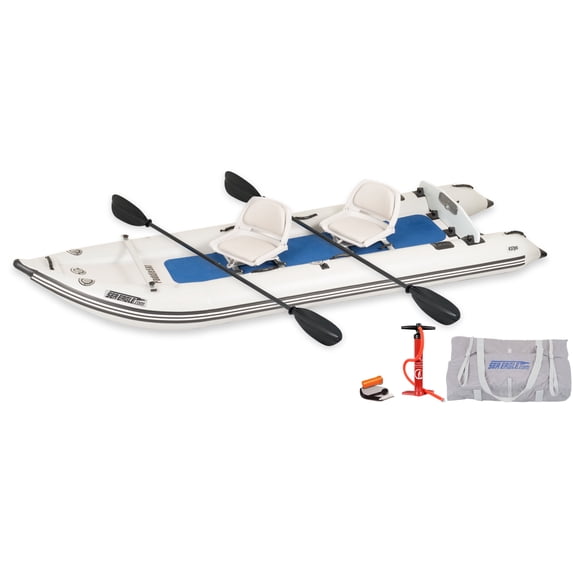 Sea Eagle 437ps PaddleSki Inflatable Catamaran 1-2 Person Swivel Seat ...