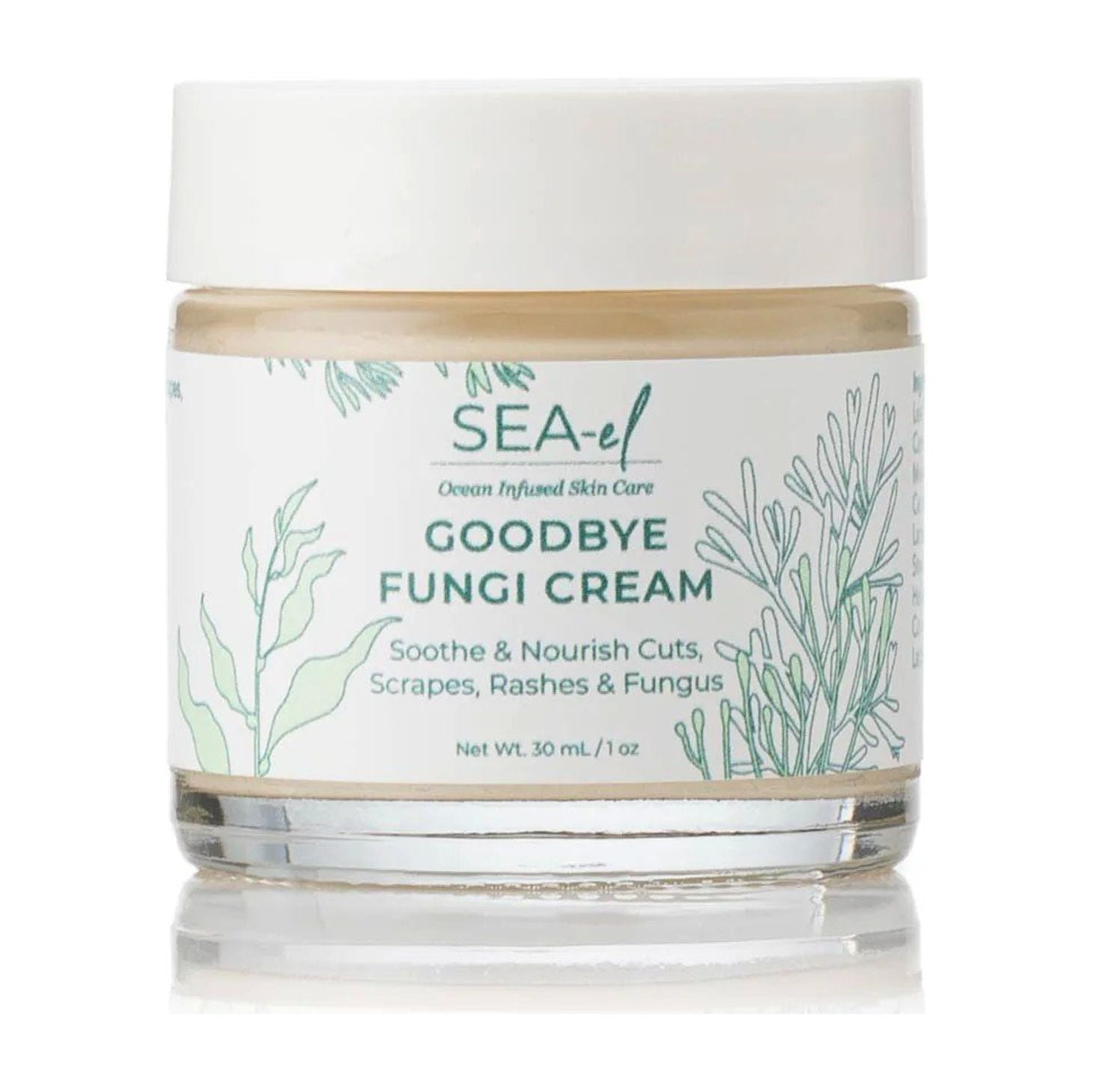 Sea El Goodbye Fungi Cream, 1 oz, Soothes and Restores Skin, Tea Tree ...