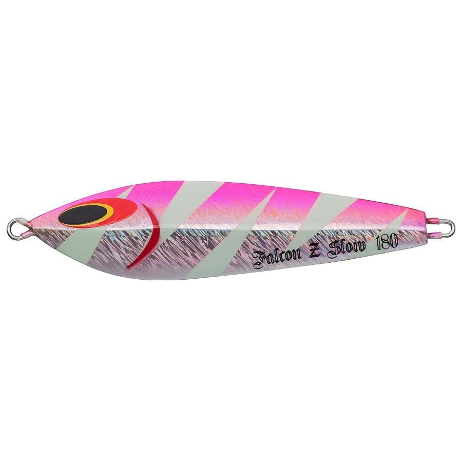 Sea Falcon Z Slow Jig Lightning Glowing Pink, 90G Jigs - Walmart.com