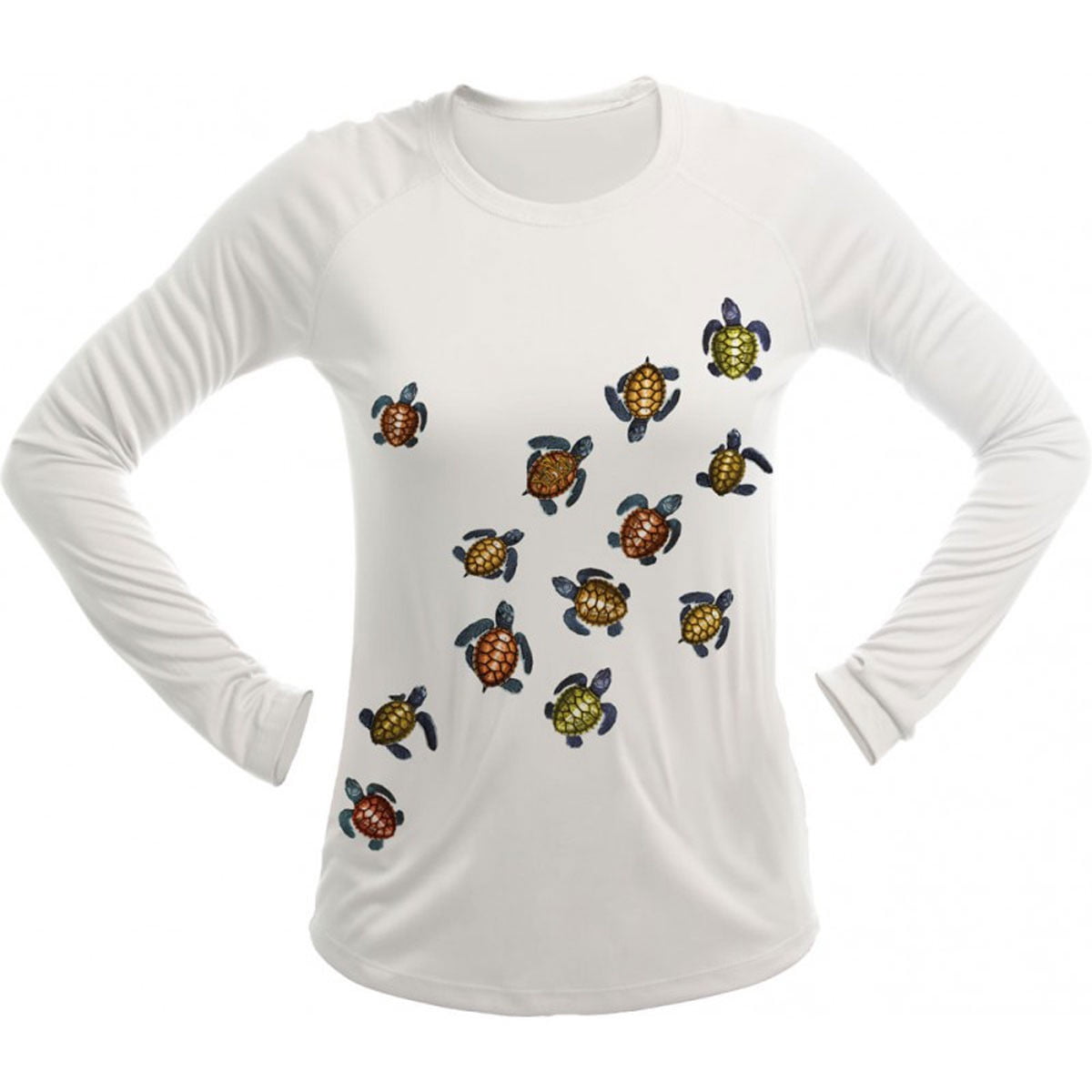Sea Fear Women's 50+ UPF Long Sleeve Rash Guard Scuba Snorkeling Baby ...