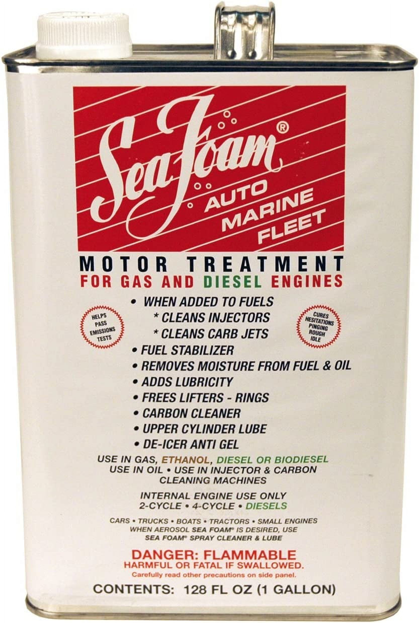 DLLA Sea Foam Motor Treatment, 1 Gallon, Gasoline and Diesel Engine ...