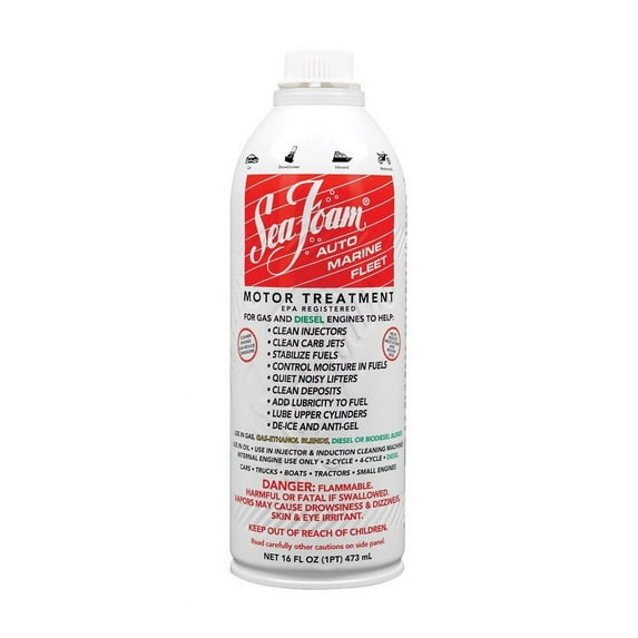 Sea Foam SF16 Engine Gas Fuel Cleaner, Carb System Injector Oil, 16 oz ...