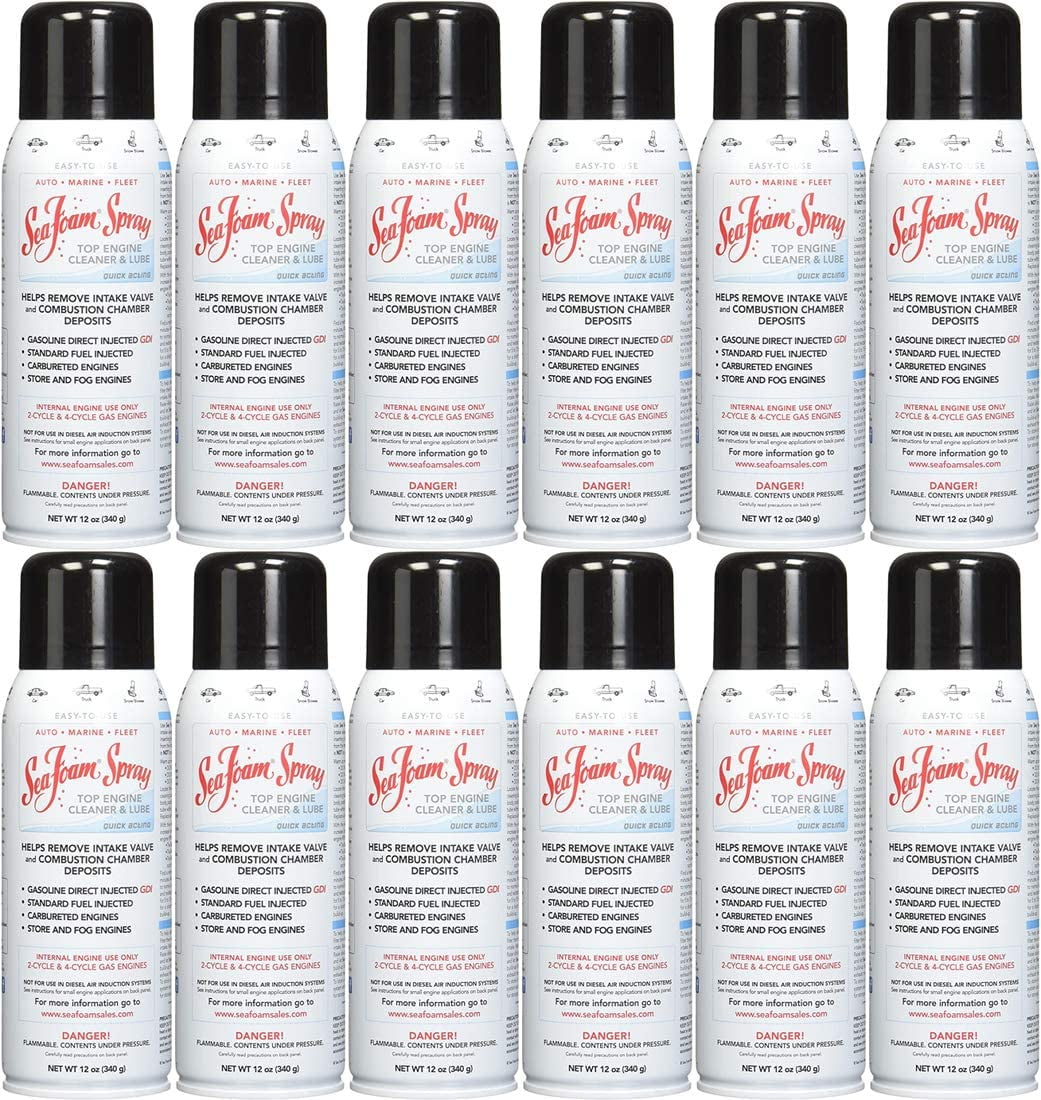 Sea Foam Auto Motor Treatment: SS-14-12PK Spray Top Engine Cleaner ...