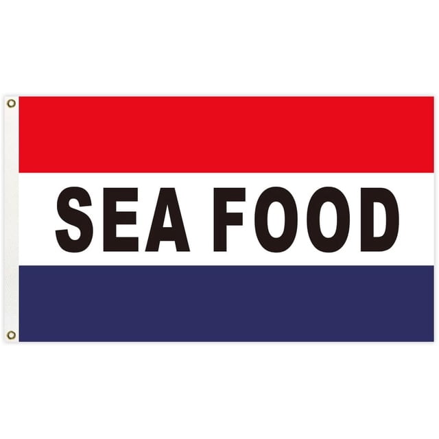 Sea Food Flag Business Concession Stand Sign Banner Food Tent Snack Bar ...