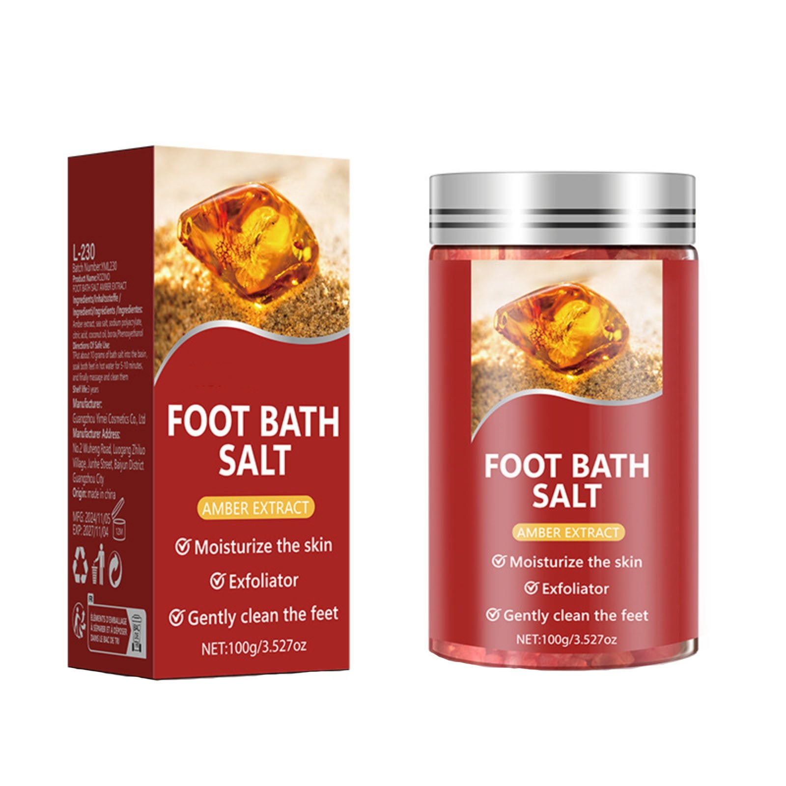 Sea Foot Bath Transparent Bath Exfoliating Rub Mud Scrub Massage Foot ...
