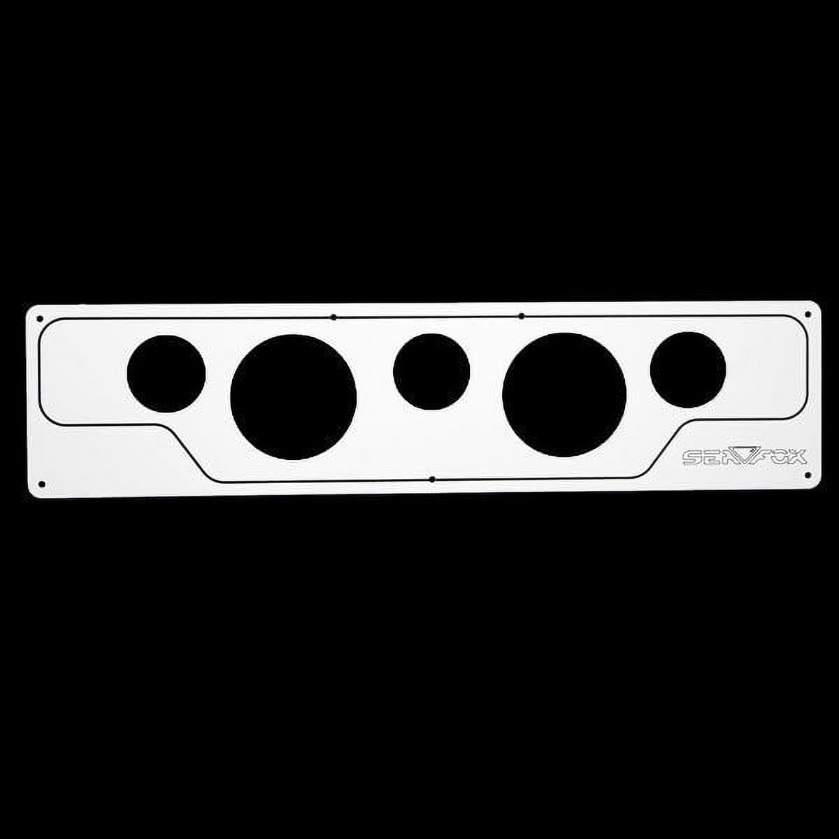 Sea Fox Boat Blank Panel | 21 1/2 x 5 1/8 Inch White Aluminum - Walmart.com