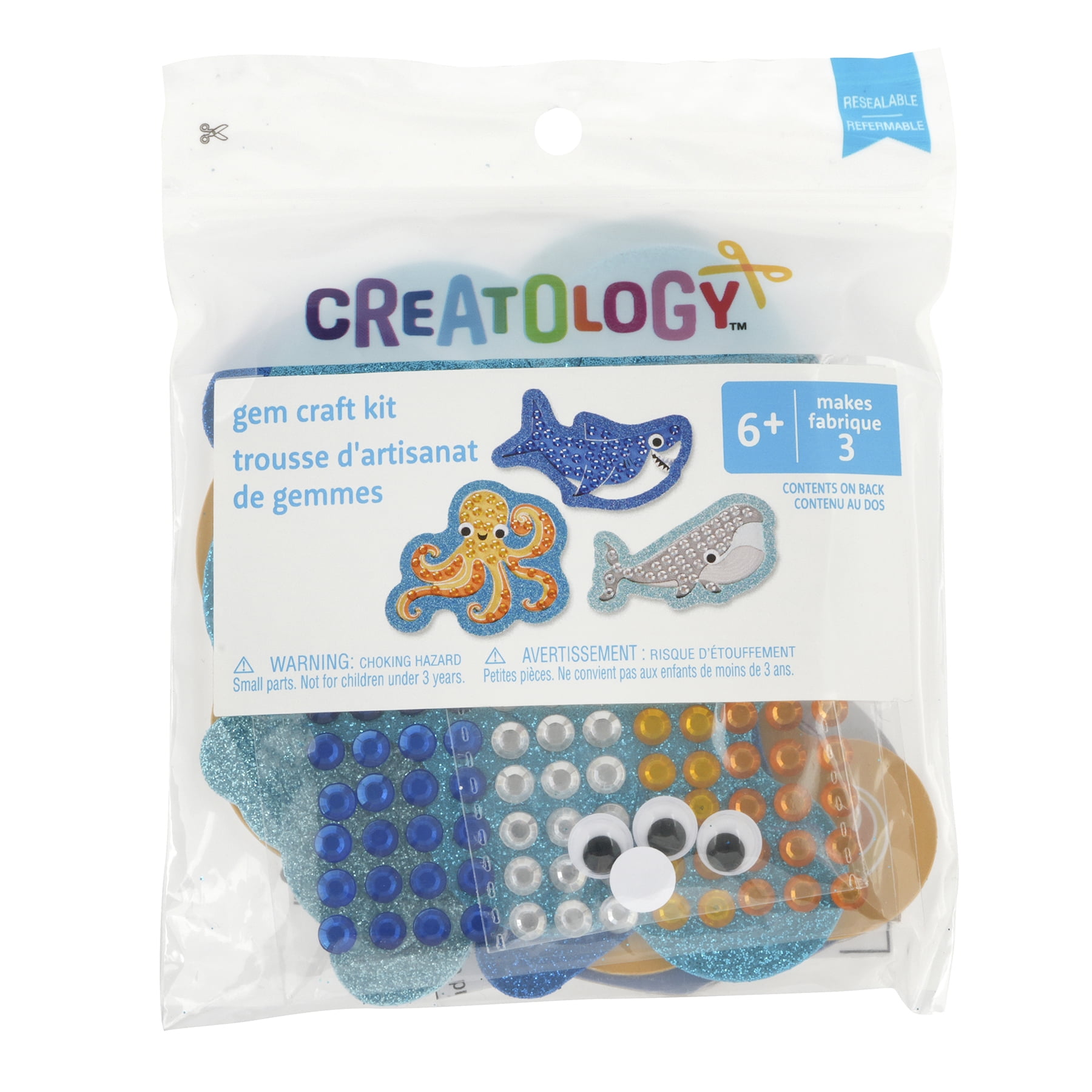 Sea Gem Craft Kit by Creatology™ - makes 3 projects - Walmart.com