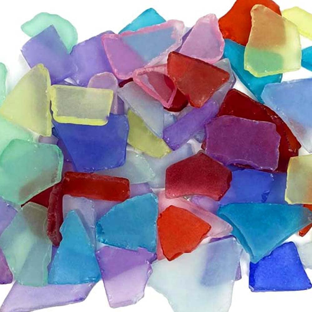 Sea Glass | Assorted Colored Sea Glass Mix | 22 Ounces of Sea Glass for ...