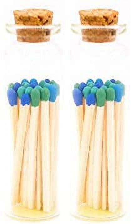 Sea Glass Blend Decorative Matches, 40 Small Premium Wooden Matches ...