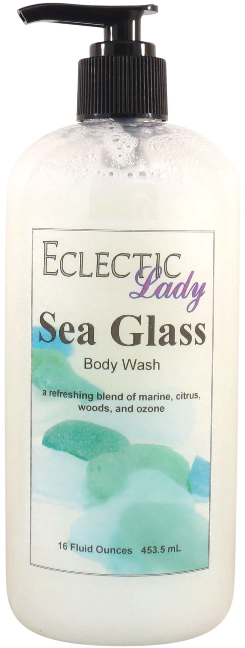 Sea Glass Body Wash by Eclectic Lady, Liquid Shower Gel for Women and ...