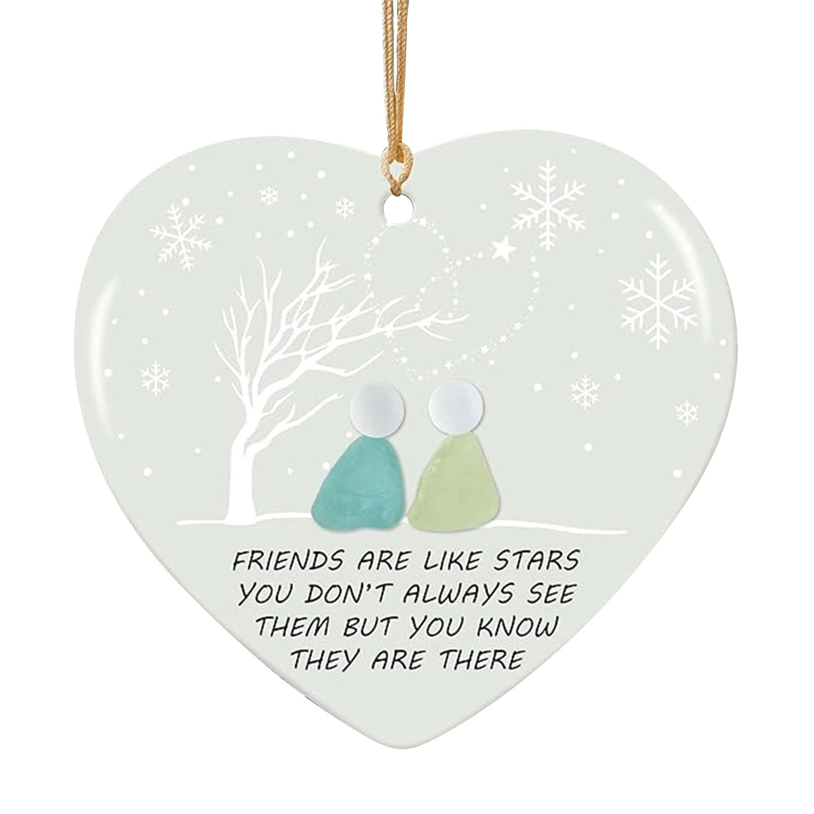 Sea Glass Friendship Decor Theme Ornament Sustainable Keepsake Home ...