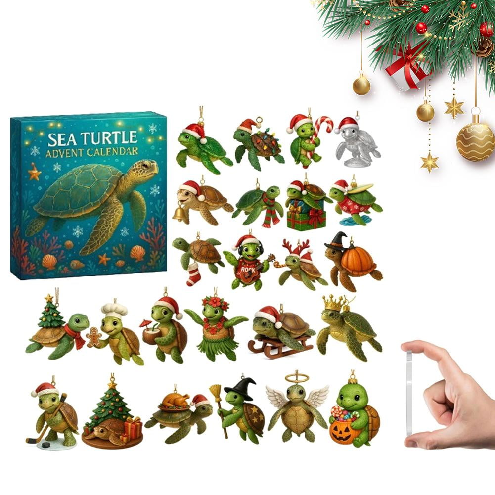 Sea Glass Marine Life Advent Calendar 2025, 24 Days Ocean-Inspired ...