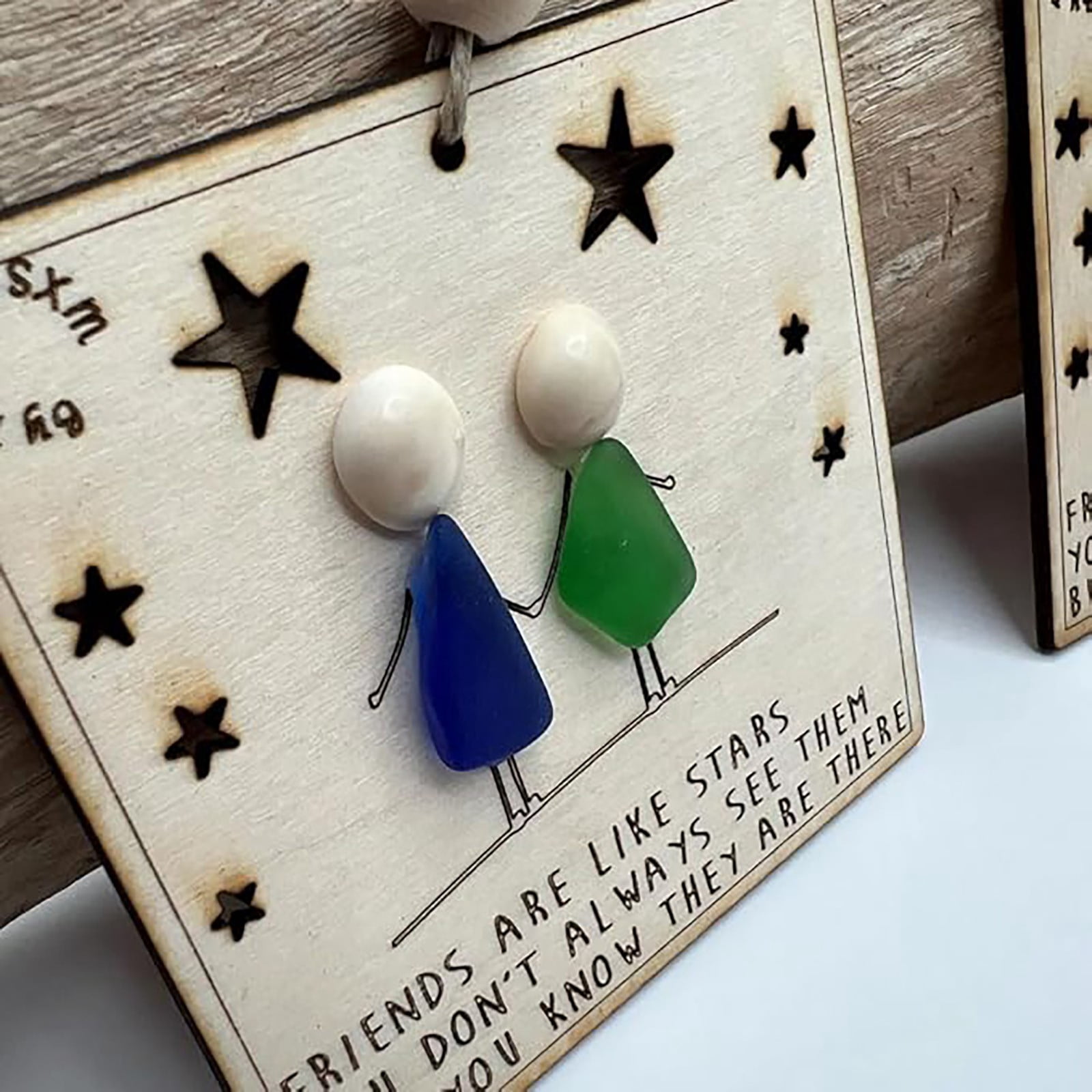 Sea Glass Ornament ,Friendship Sea Glass Ornament,Sea Glass Art ...