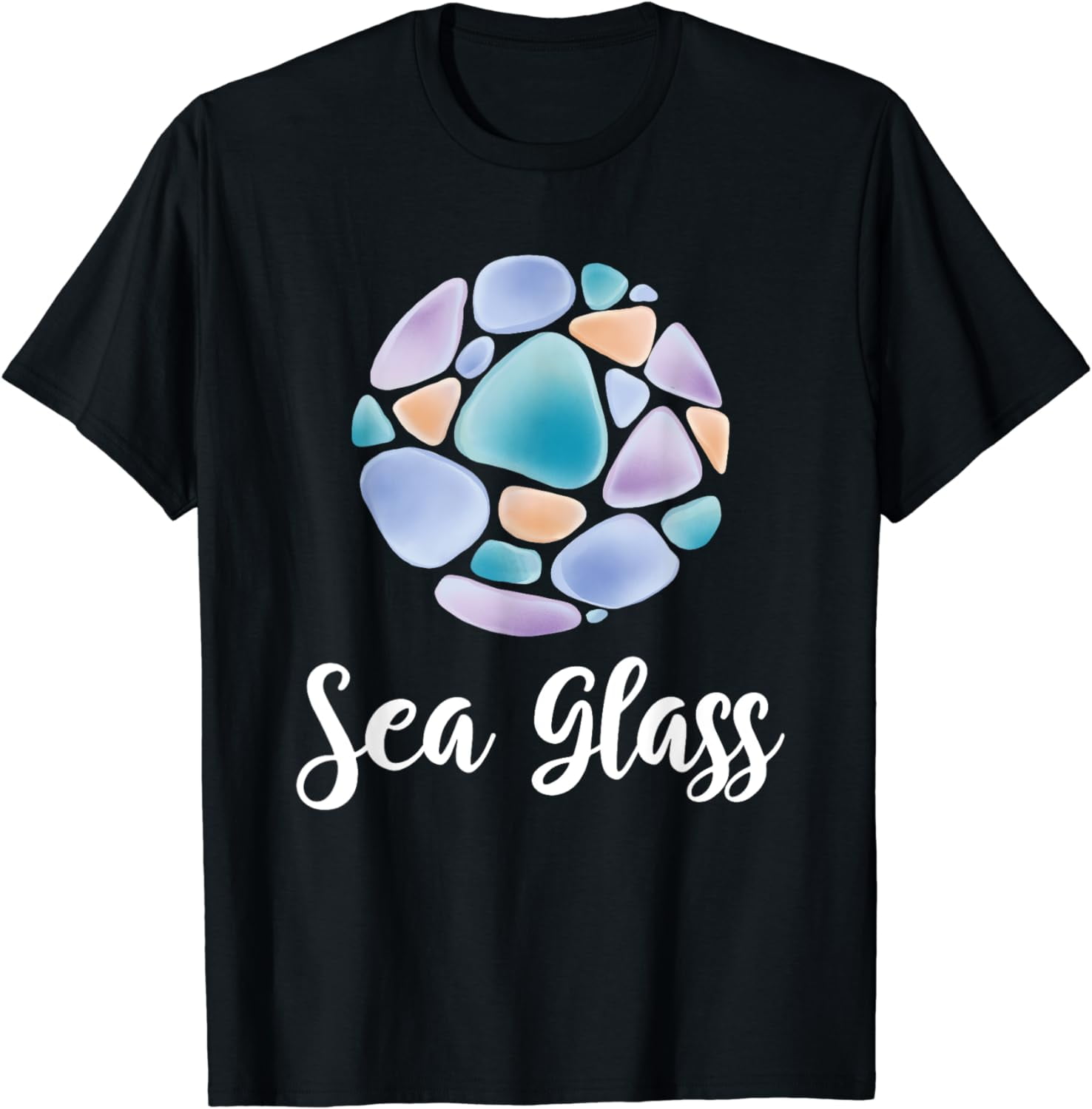 Sea Glass Seashell Collecting Shelling Collector T-Shirt - Walmart.com