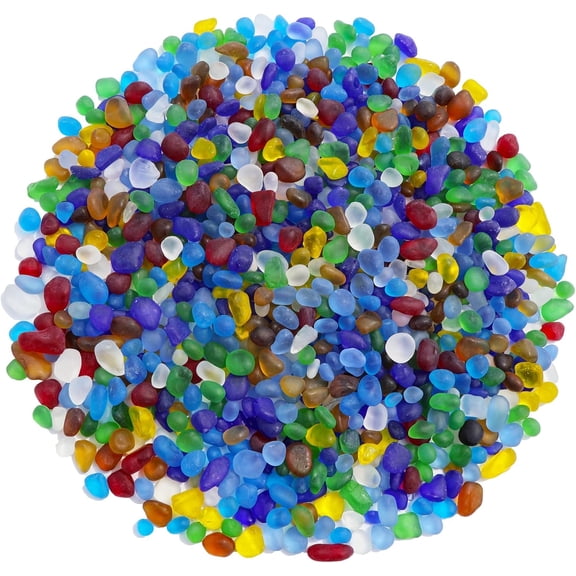 Bulk Sea Glass Collection in Multiple Colors for Crafts and Decor