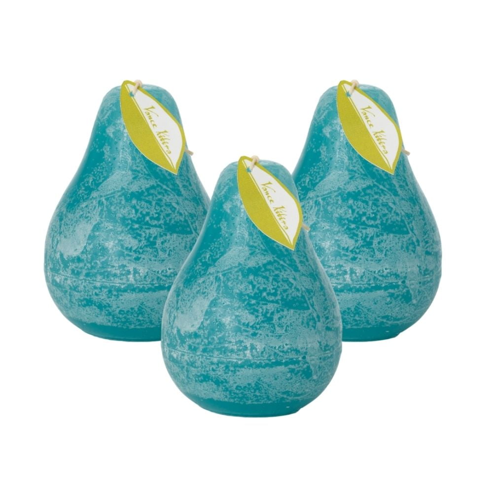 Sea Glass Timber Pear Candles - Set of 3 - Walmart.com