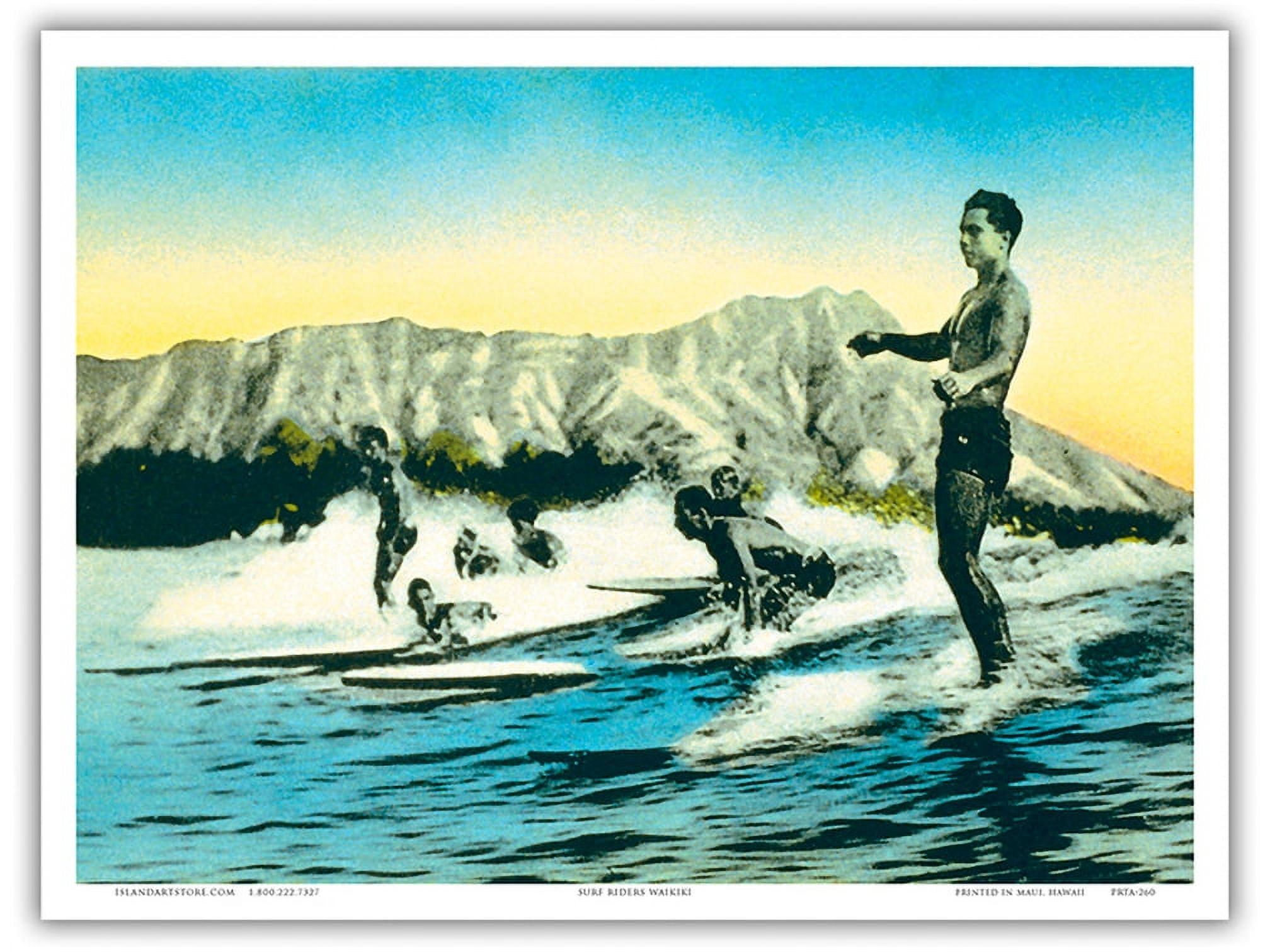Sea Gods Surf Riders - Diamond Head Crater - Waikiki Hawai’i - Vintage ...