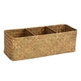 Sea Grass Storage Box with Multiple Compartments Cosmetics and Supplies ...