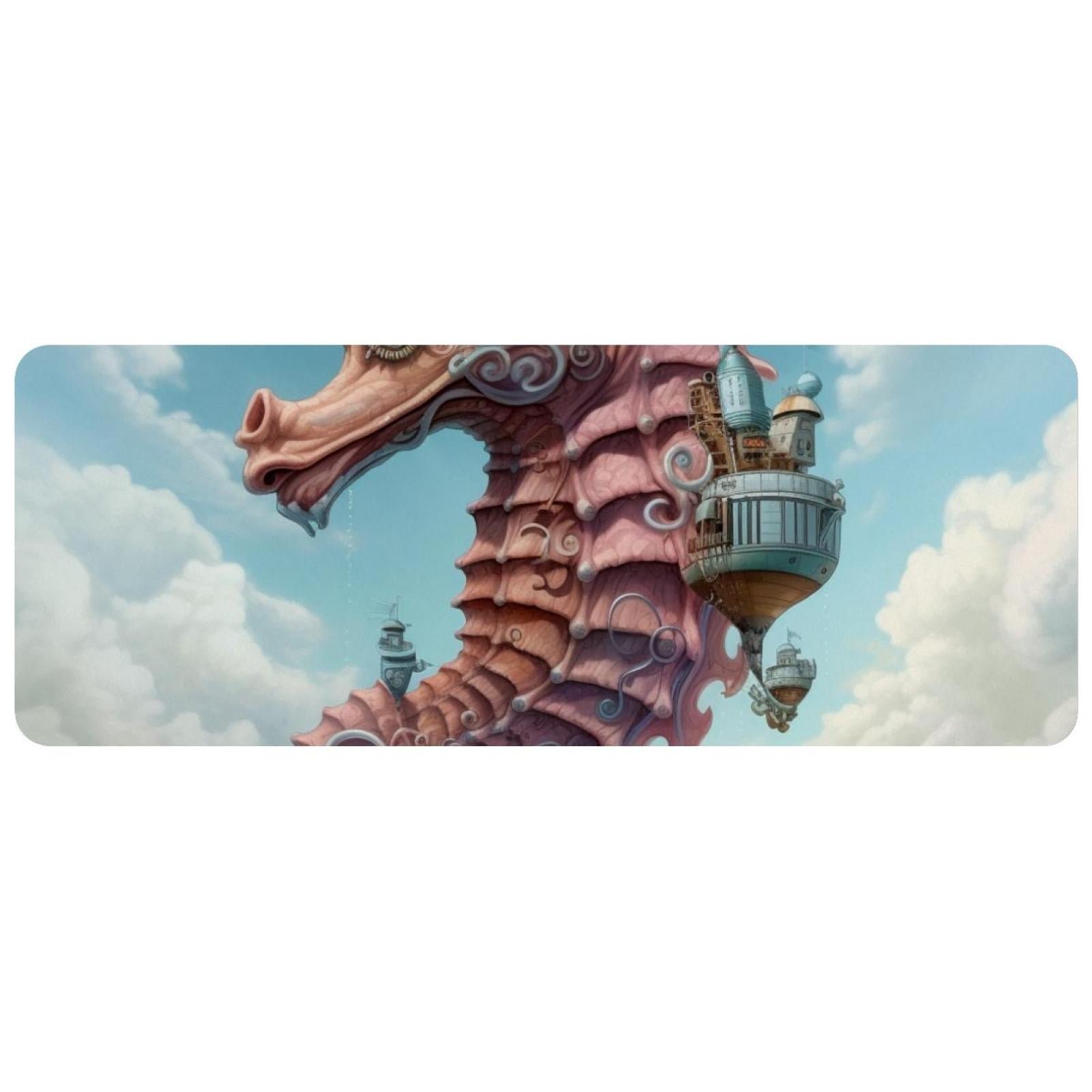 Sea Horse Computer Mouse Pad,Rubber Mouse Mat for Gaming, Office ...