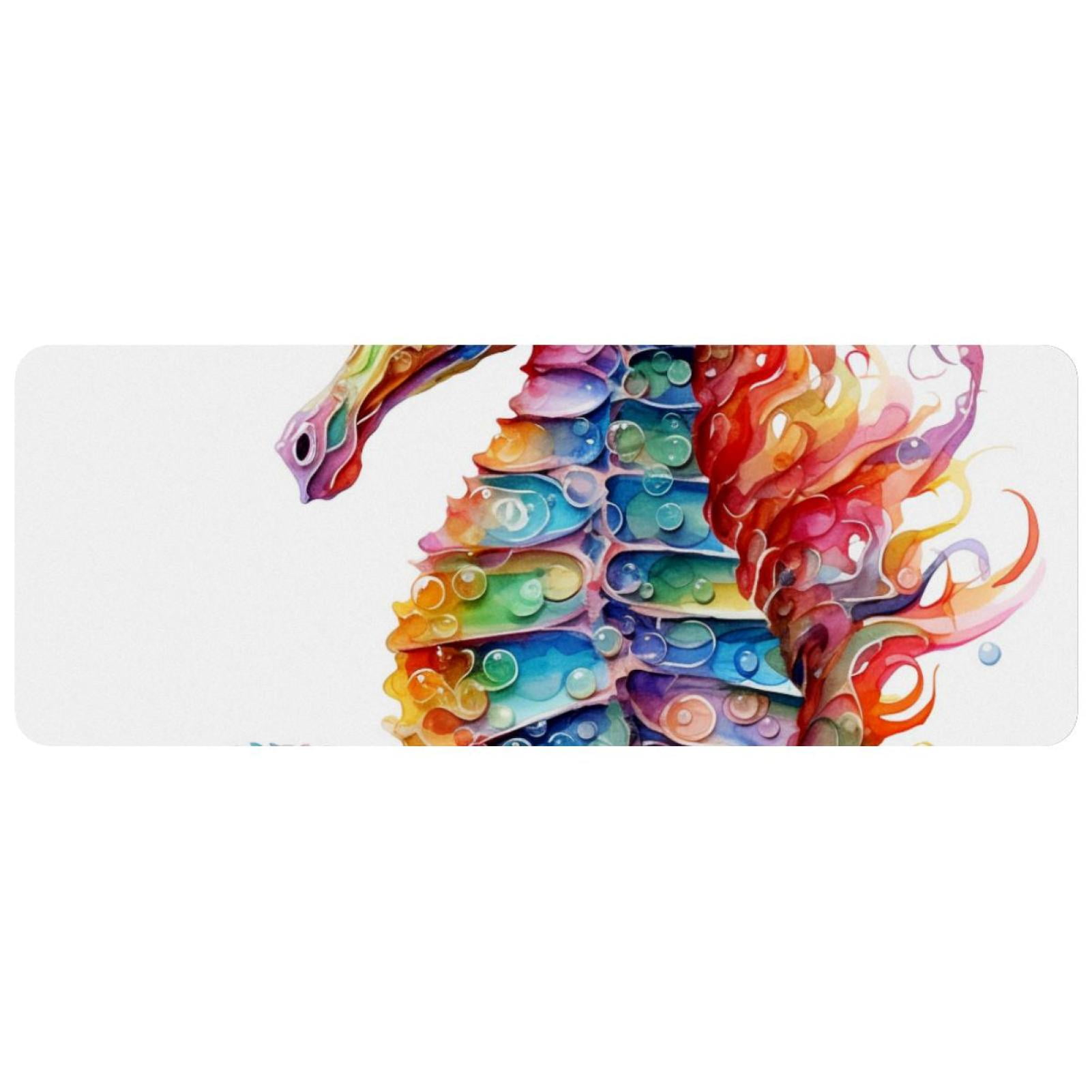 Sea Horse Mouse Pad, Personality Design Rubber Base for Office Decor ...