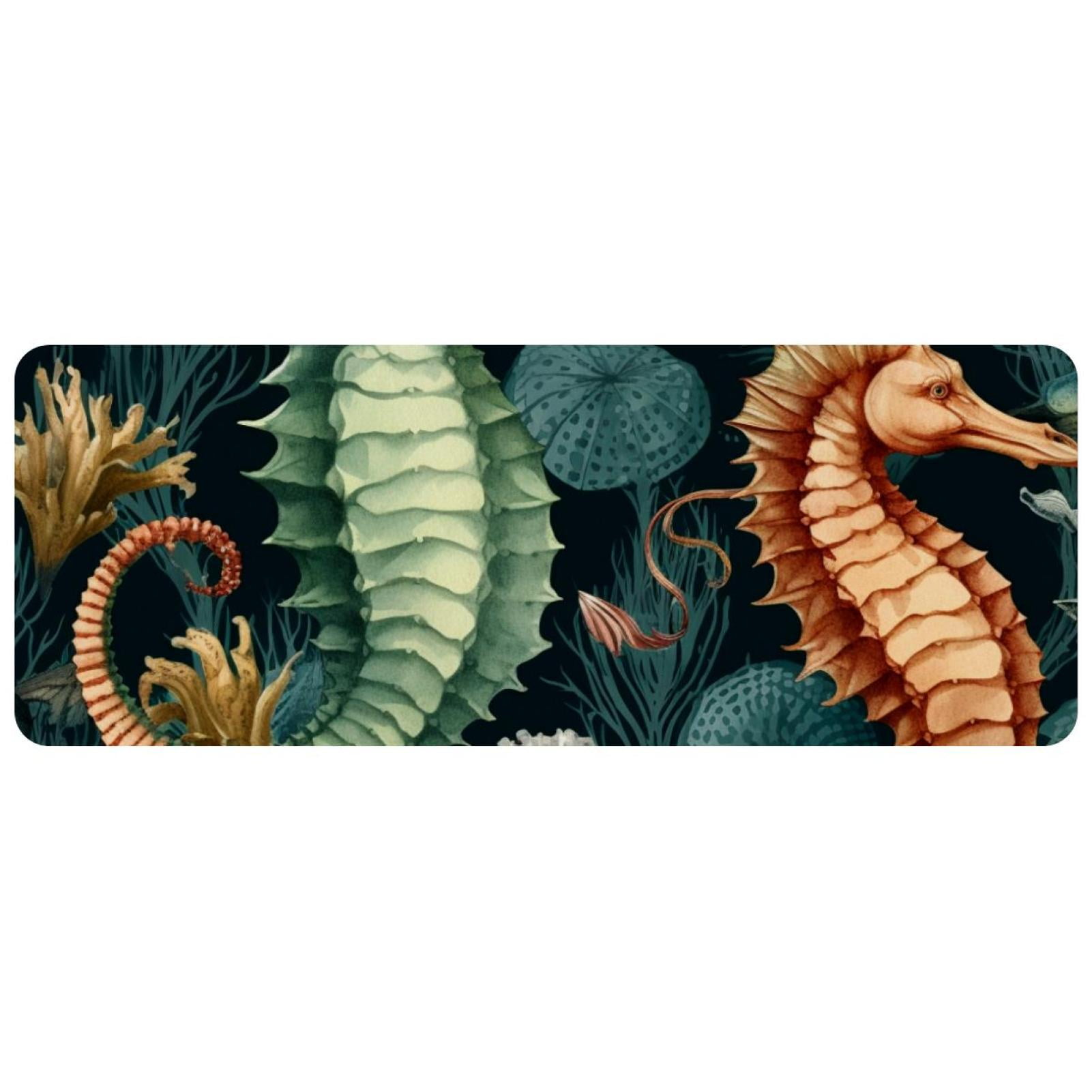 Sea Horse Mouse Pad, Personality Design Rubber Base for Office Decor ...